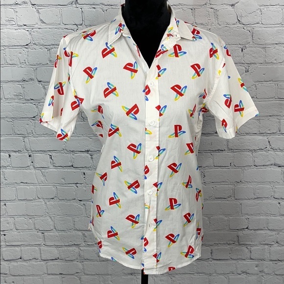 Sony | Shirts | Playstation Button Down Shirt Ps Logo Pri | Poshmark